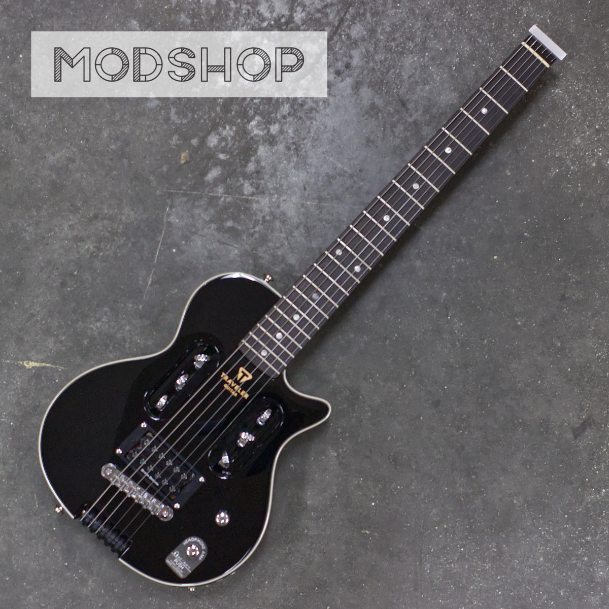 EG-1 Custom Mod Shop (Gloss Black/ Chrome Hardware/ Duncan Devastator ...